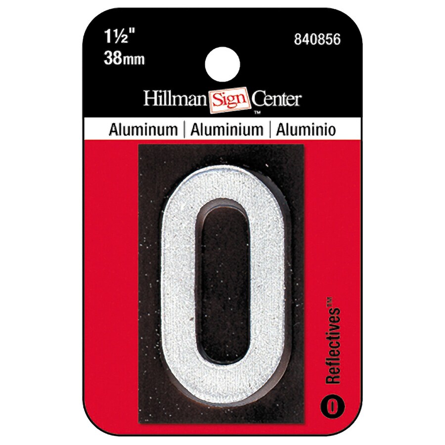 Hillman Sign Center 1.5-in Reflective White House Number Standard at ...