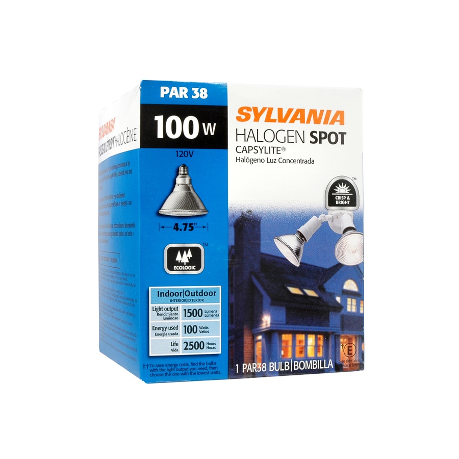 SYLVANIA 100-Watt Halogen Spot Light Bulb at Lowes.com