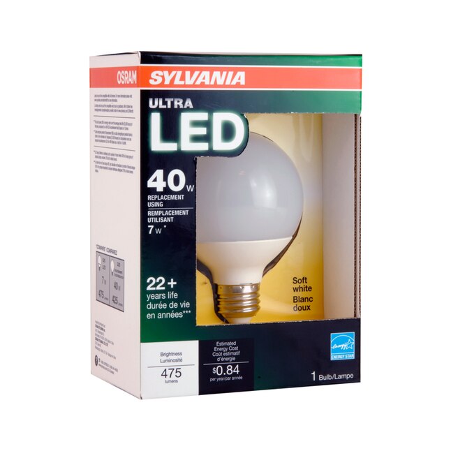 SYLVANIA 40-Watt EQ Soft White Medium Base (E-26) Dimmable Light Bulb ... SYLVANIA 40-Watt EQ Soft White Medium Base (E-26) Dimmable Light Bulb ...