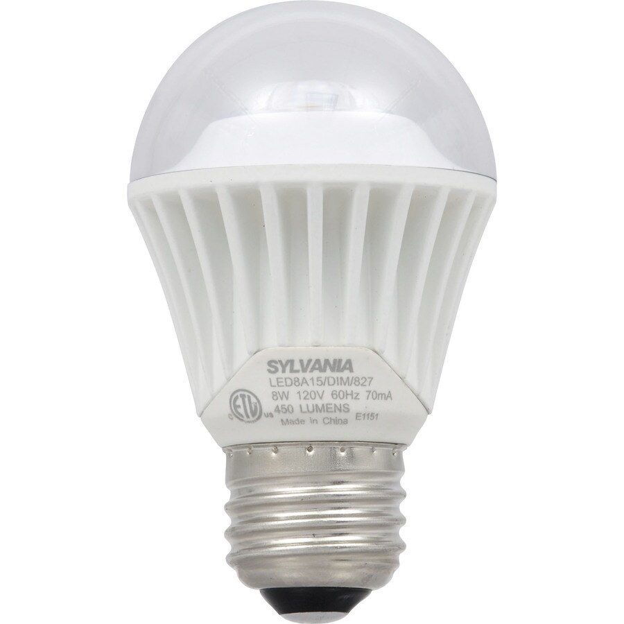 SYLVANIA 40 W Equivalent Dimmable Soft White A15 LED Light Fixture ... SYLVANIA 40 W Equivalent Dimmable Soft White A15 LED Light Fixture ...