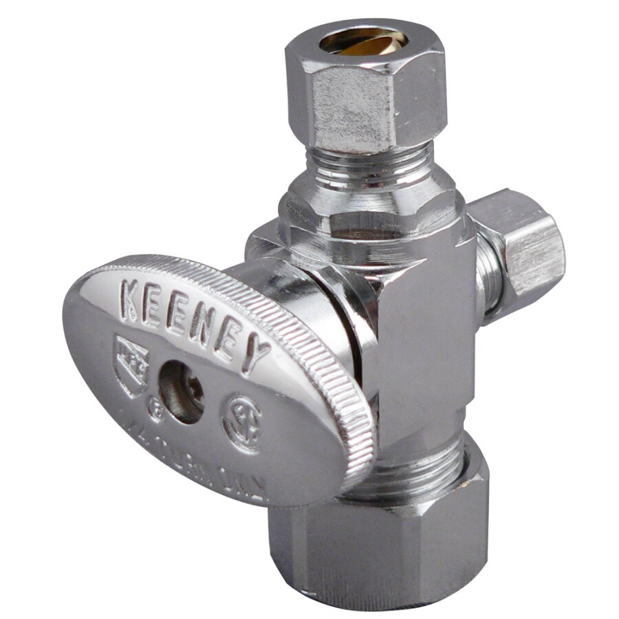 Keeney Mfg. Co. Compression Brass 3-way valve at Lowes.com