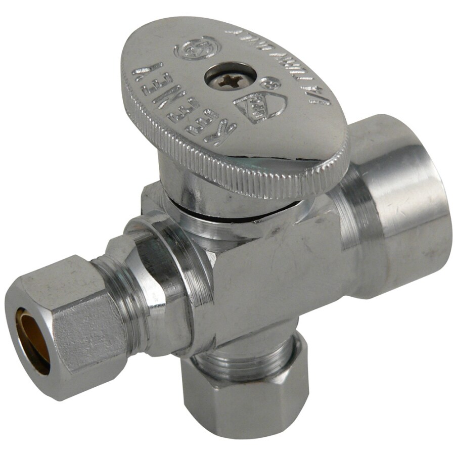 Keeney Mfg. Co. Compression Brass 3-way valve at Lowes.com