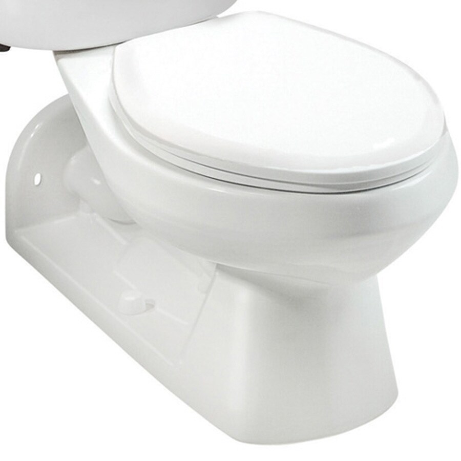 Mansfield Quantum White Elongated Toilet Bowl at Lowes.com