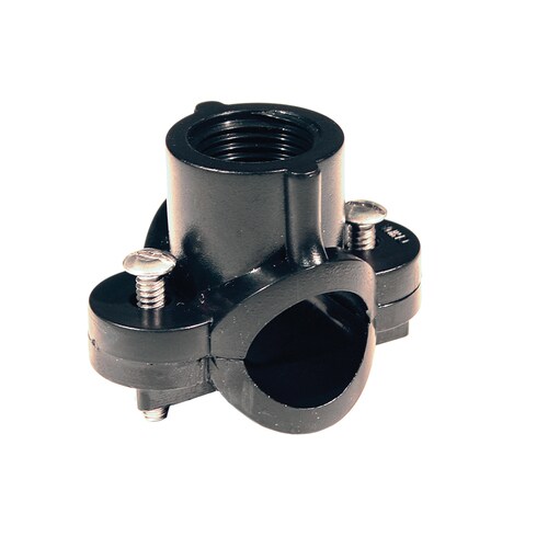 Orbit 1/2-in MNPT x 3/4-in MNPT Saddle Tee in the Flex Pipe Fittings ...