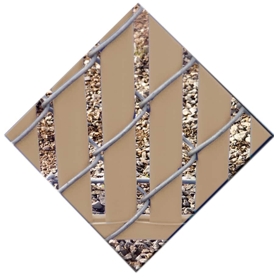 Merchants Metals 68.5-in Beige Chain-Link Fence Privacy Slat at Lowes.com