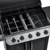 Char-Broil Series Black And Stainless Steel 5-Burner Liquid Propane Gas ...
