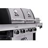 Char-Broil Commercial Stainless/Black 4-Burner Liquid Propane and ...