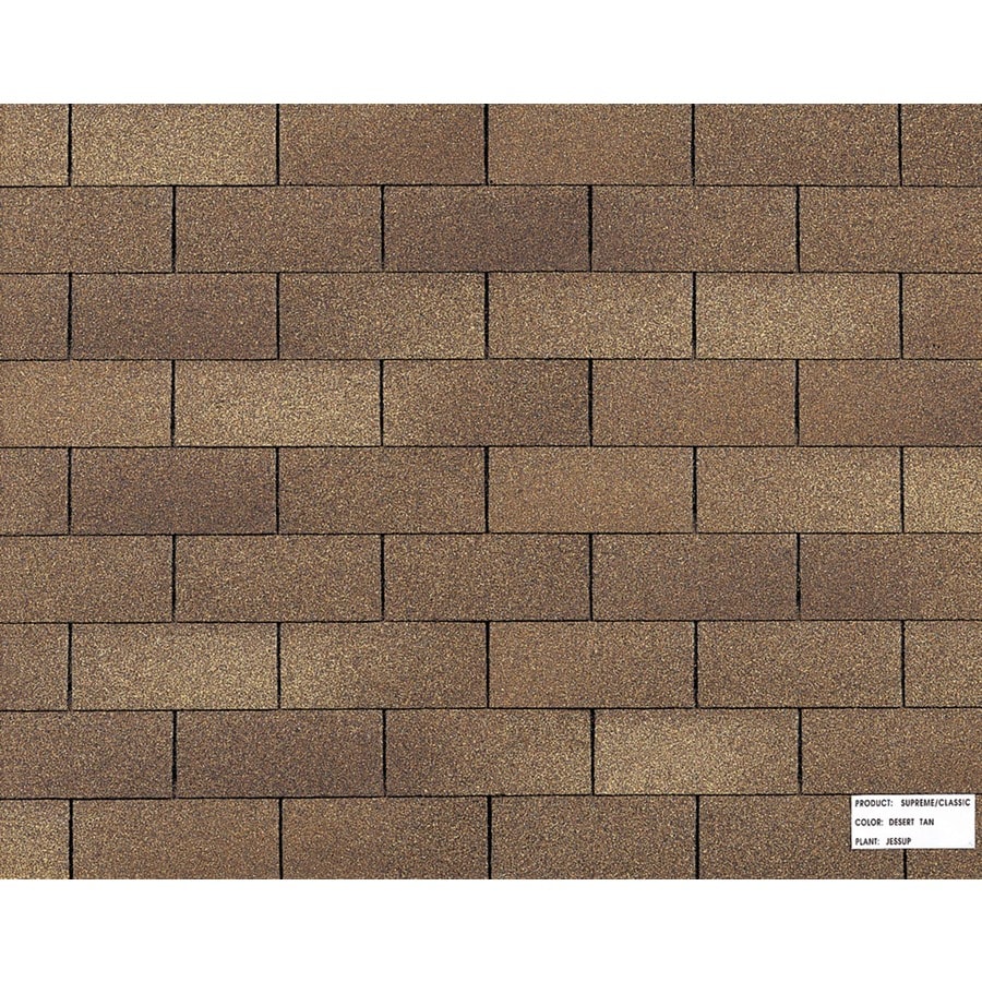 Owens Corning 20-Year Classic Desert Tan 3-Tab Shingles at Lowes.com