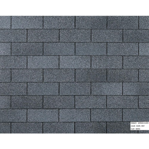 Owens Corning Classic® 3-Tab Asphalt Shingle Chapel Grey at Lowes.com
