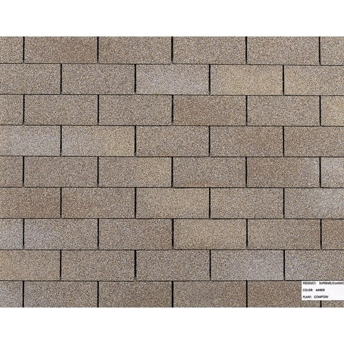 Owens Corning Classic 33.33-sq ft Amber 3-tab Roof Shingles in the Roof ...