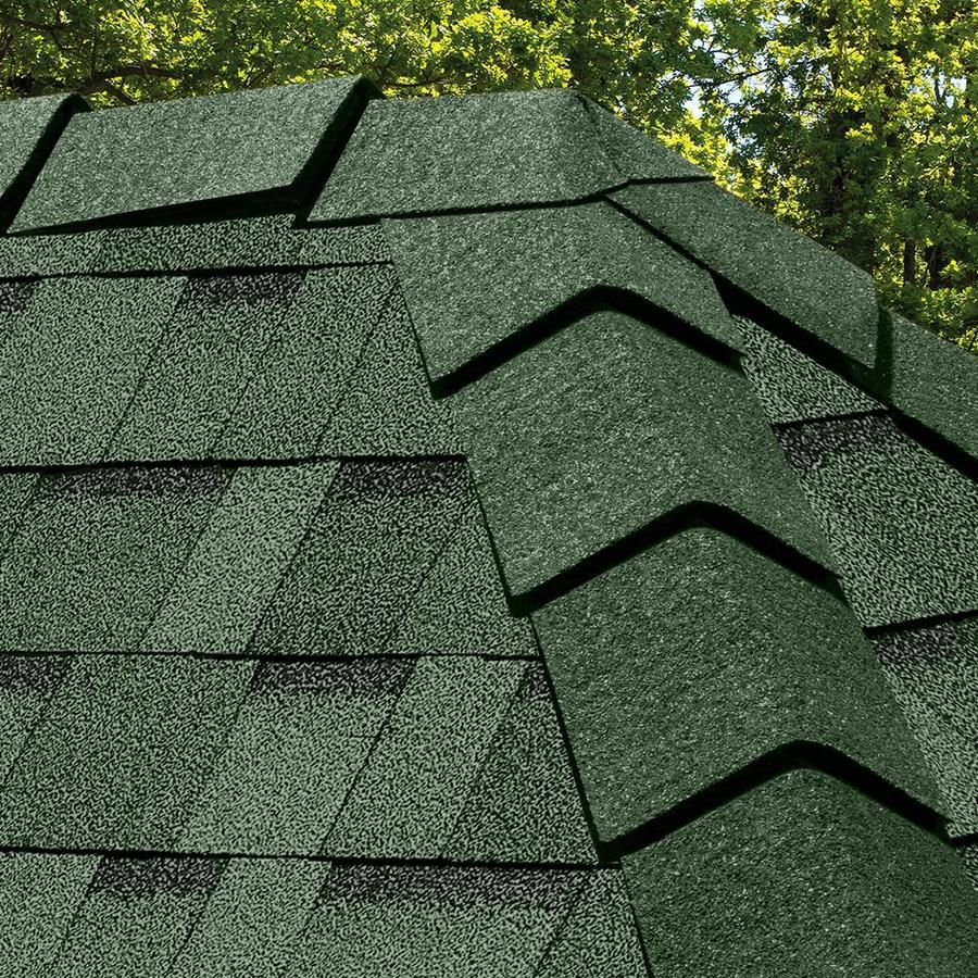Owens Corning DecoRidge 20-lin ft Chateau Green Hip and Ridge Roof ...