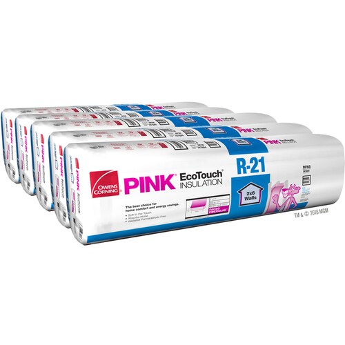 Owens Corning R-21 67.81-sq ft Faced Fiberglass Batt Insulation (15-in ...