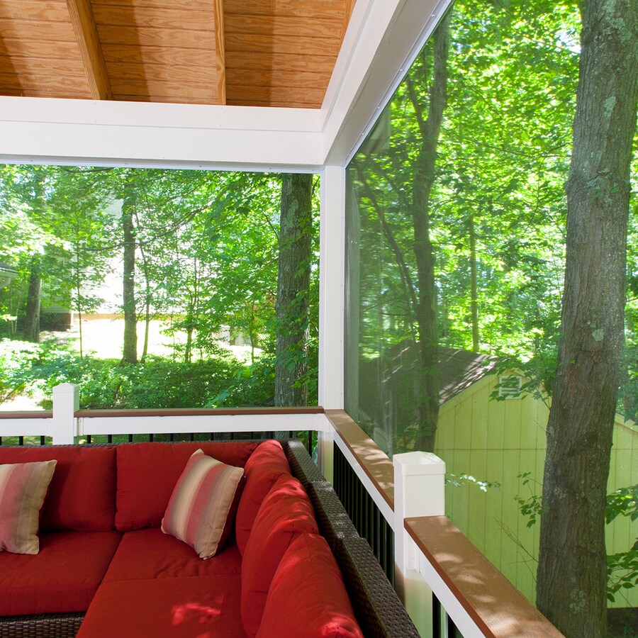 Phifer Pool and Patio 4-ft x 100-ft Charcoal Fiberglass Screen Mesh in ...