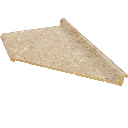 VTI Fine Laminate Countertops Formica 8-ft Travertine Matte Miter-Cut ...
