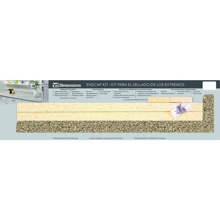 VT Dimensions Crunch Textured Gloss Kitchen End Cap at Lowes.com