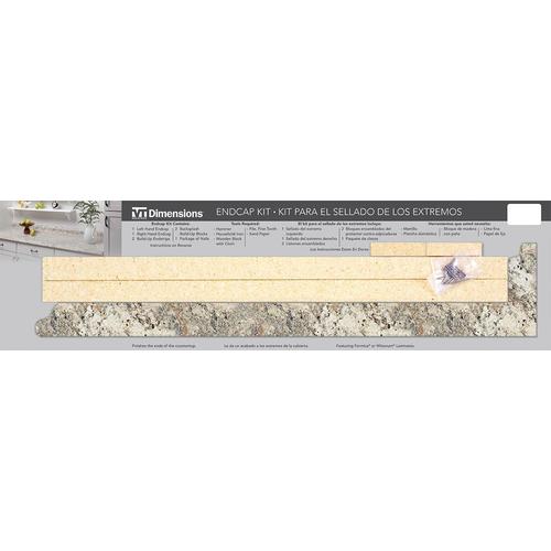 VT Dimensions 7.5-in W x 28-in H x 0.75-in D Cafe Azul Laminate Kitchen ...