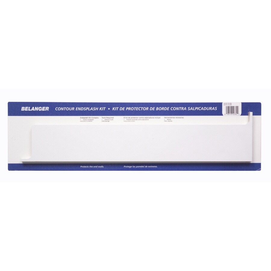 VTI Fine Laminate Countertops WHITE ENDSPLASH KIT BEL at Lowes.com