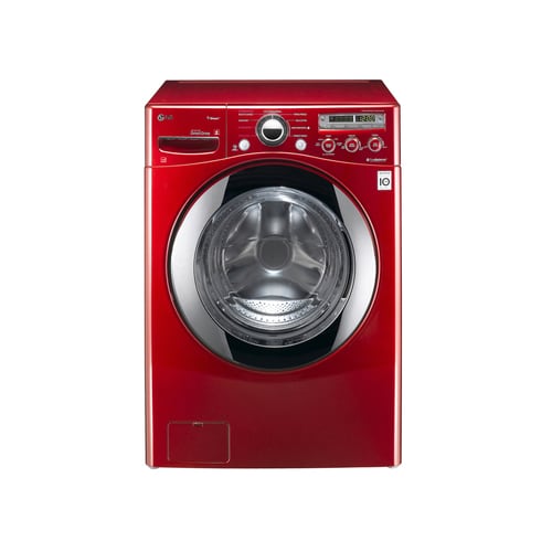 LG 3.6-cu ft High Efficiency Stackable Steam Cycle Front-Load Washer ...