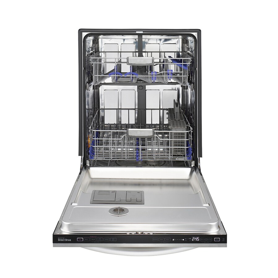 LG Hidden 24-in Built-In Dishwasher (Stainless Steel) ENERGY STAR, 44 ...