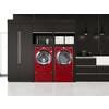LG 7.4-cu ft Stackable Electric Dryer (Wild Cherry Red) ENERGY STAR at ...