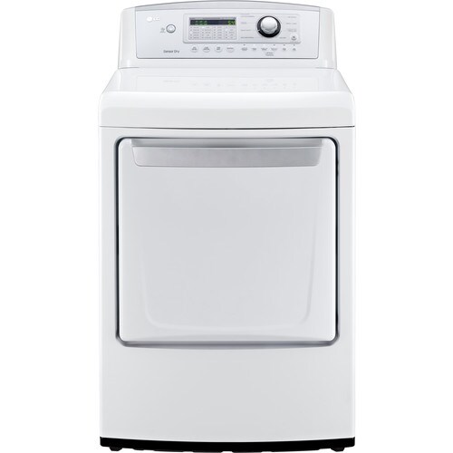 LG 7.3-cu ft Electric Dryer (White) at Lowes.com