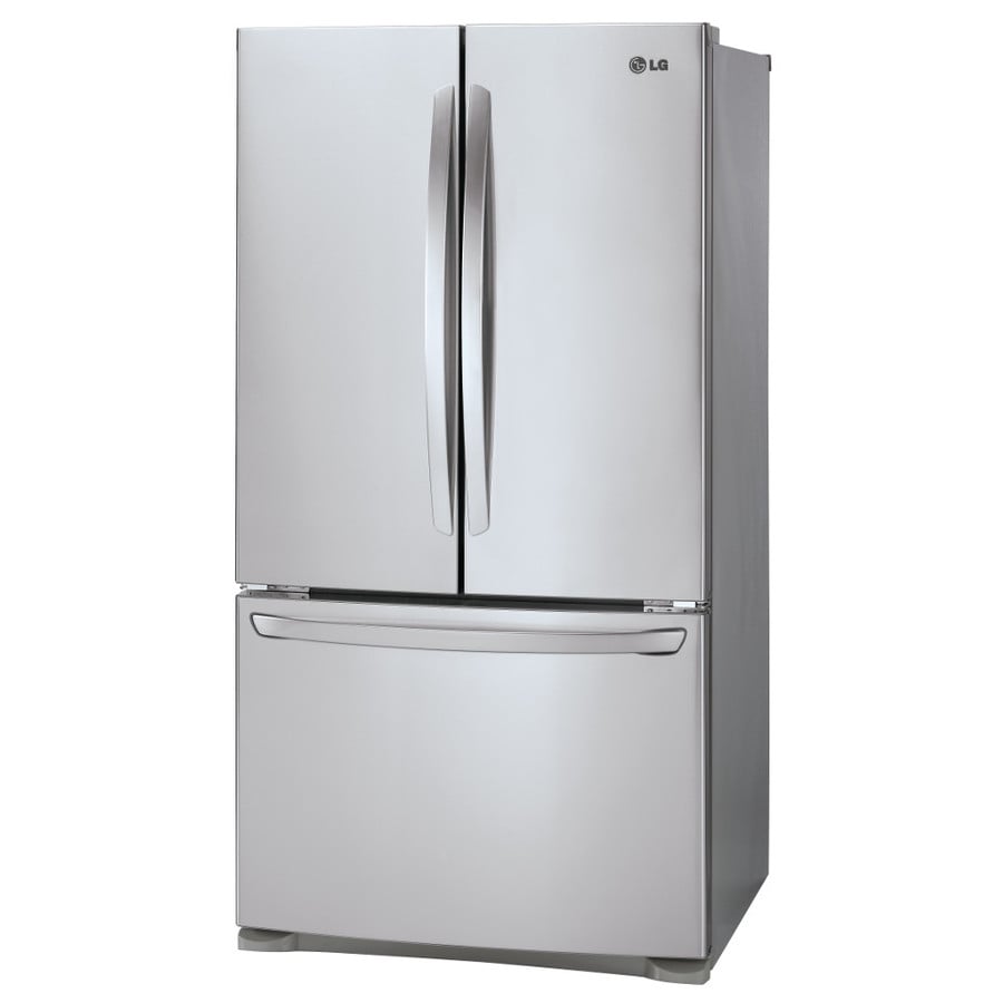 LG 27.7-cu ft 3 -Door French Door Refrigerator with Ice Maker ...