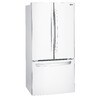 LG 23.6-cu ft French Door Refrigerator with Ice Maker (Smooth white ...