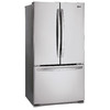 LG 25.4-cu ft French Door Refrigerator Single Ice Maker (Stainless ...