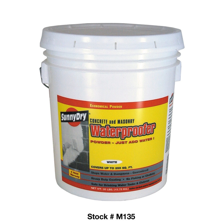 Sunny Dry 35 Lb. Powder Waterproofer, White at Lowes.com