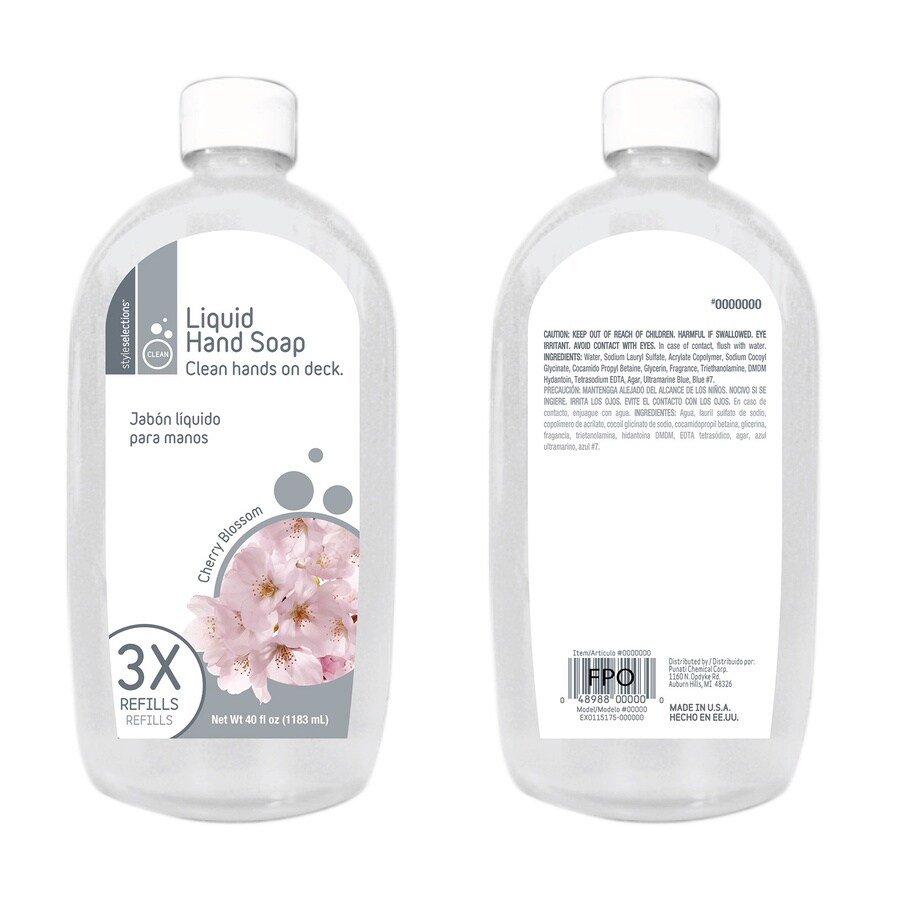 Style Selections 40-oz Cherry Blossom Hand Soap at Lowes.com