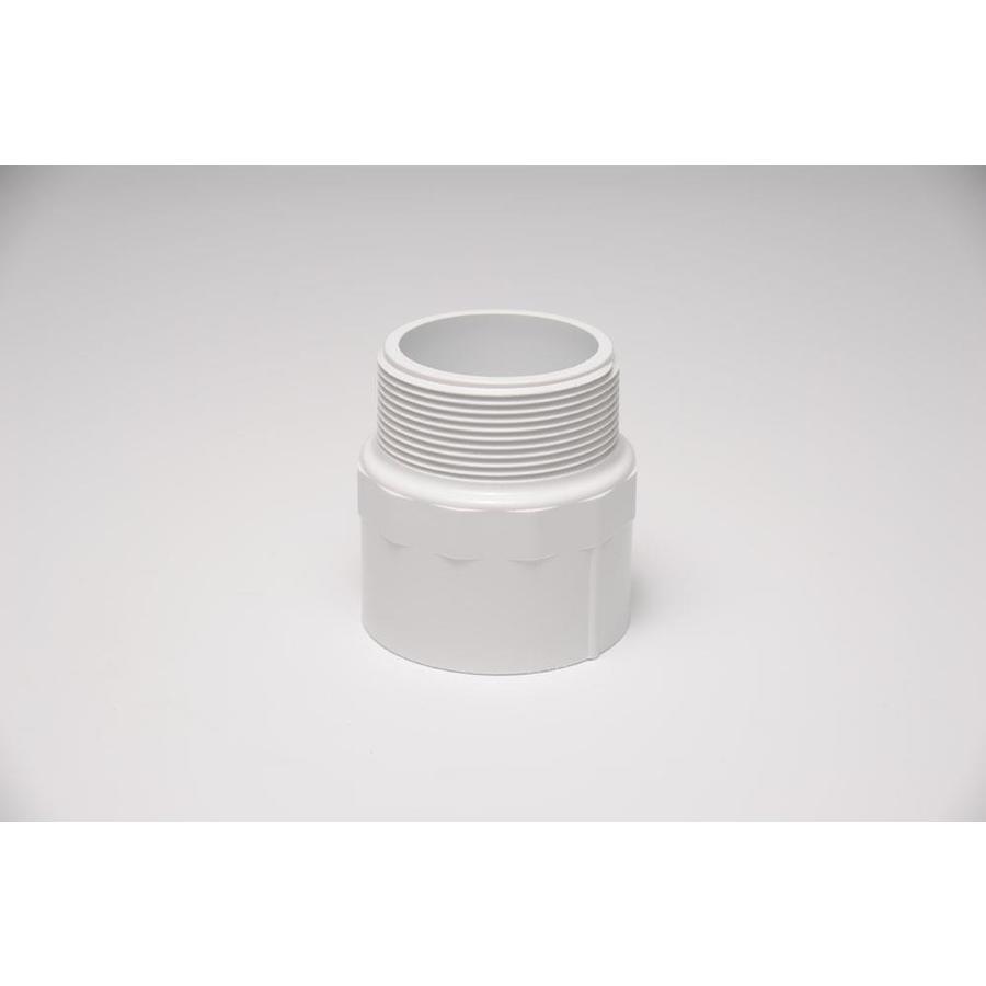 Dura Plastics 1-in x 1-in dia Schedule 40 Coupling Adapter PVC Fitting ...