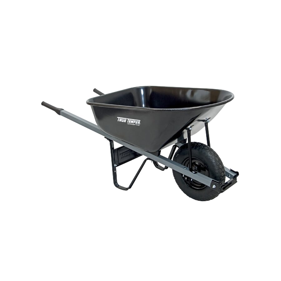 True Temper® Silver Max 6 Cu.Ft. Wheelbarrow at Lowes.com