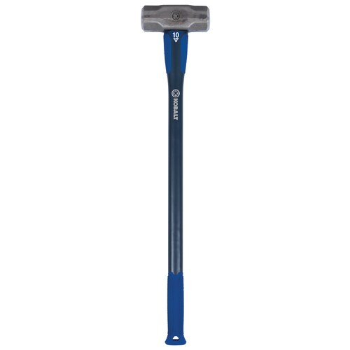 Kobalt 10-lb Forged Steel Sledge Hammer with 33-in Fiberglass Handle at ...