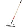 CRAFTSMAN 58-in L Wood-Handle Welded steel Garden Rake at Lowes.com
