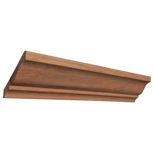 3-5/8-in x 8-ft Oak Unfinished Crown Moulding in the Crown Moulding ...