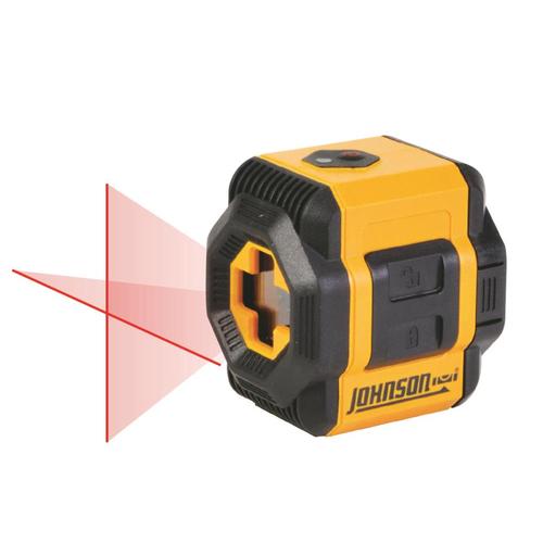 Johnson Level Cross Line laser level 30-ft Red Beam Self-Leveling Cross ...