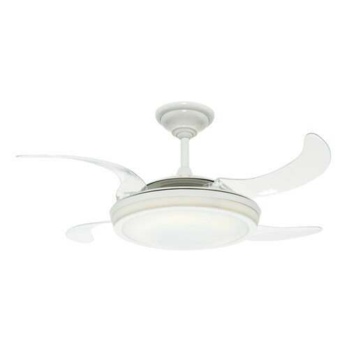 Hunter 48" Fanaway Retractable Blade White Ceiling Fan in the Ceiling ...