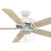 Casablanca Panama Sun LED 54-in Satin White LED Indoor Ceiling Fan with ...