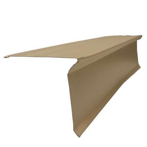 Amerimax F5-1/2 S 2.375-in x Light Maple Galvanized Steel Drip Edge in ...