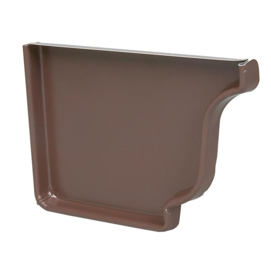 Amerimax Aluminum K Style Left Gutter End Cap at Lowes.com