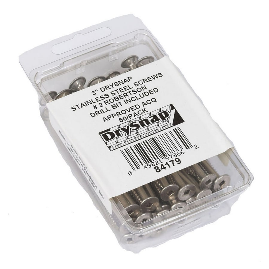 DrySnap #2 Wood To Wood Deck Screws (50-Per Box) in the Deck Screws ...