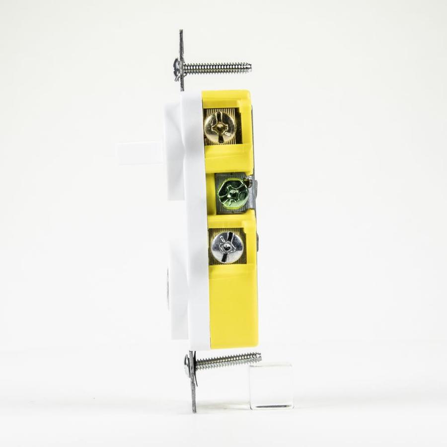 Hubbell 15-Amp Single-Pole White Pilot Light Combination Light Switch ...