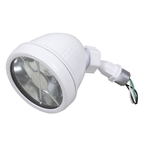 Hubbell TayMac 4.6-in Halogen White Switch-Controlled Floodlight in the ...