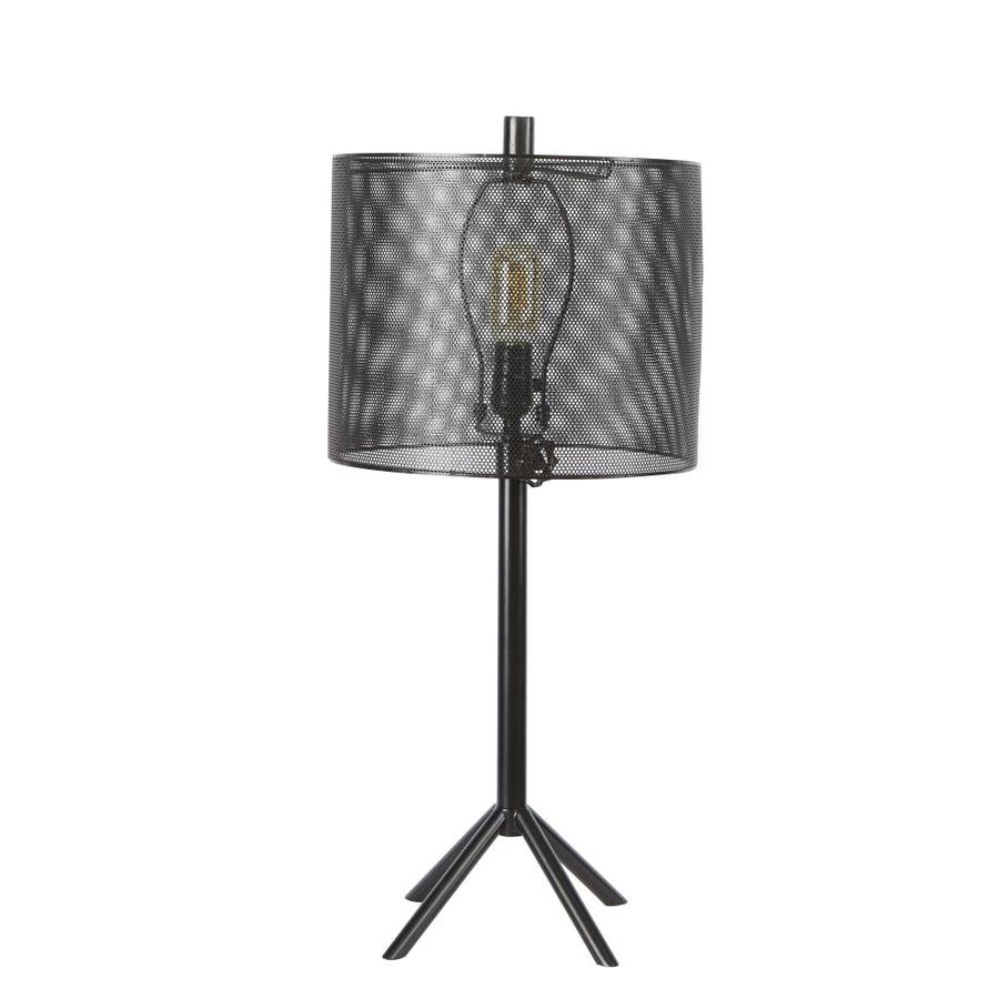 Cheyenne Products 35-in Black Rotary Socket Table Lamp with Metal Shade ...