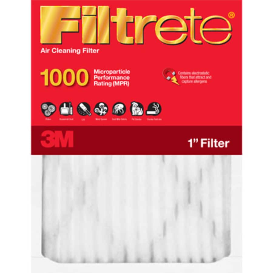 Filtrete 16-in W x 24-in L x 1-in 1085 MPR Allergen Defense Extra ...