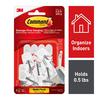 Command 9-Pack Clear Adhesive Hook at Lowes.com