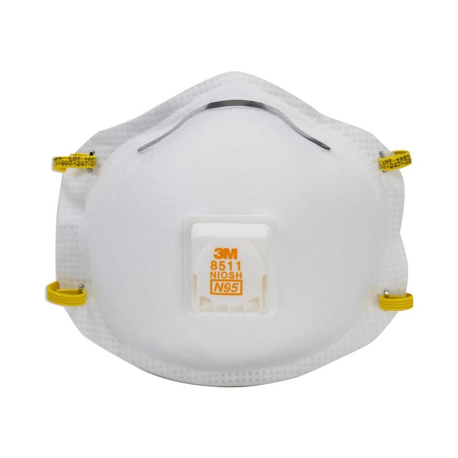 3M 10-Pack Disposable Sanding and Fiberglass Valved Safety Mask at ...
