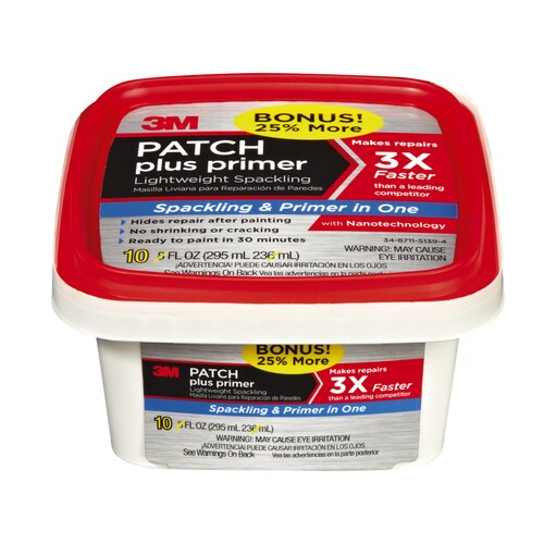 3M Patch Plus Primer 10-fl oz White Patching Compound in the Patching ...