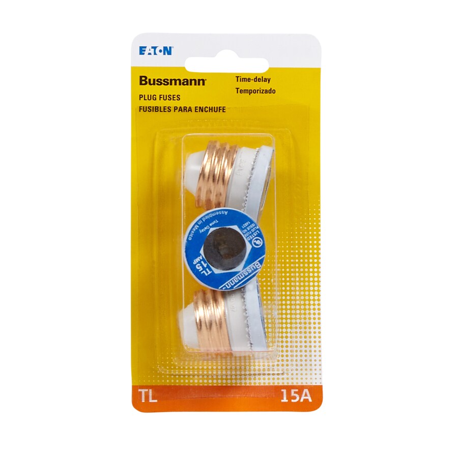 Cooper Bussmann 3-Pack 15-Amp Time Delay Plug Fuse in the Fuses ...