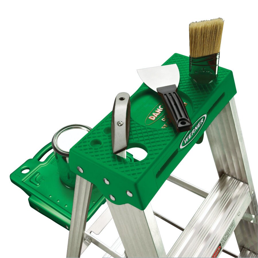 Werner 350 5-ft Aluminum Type 2 - 225 lbs. Capacity Step Ladder in the ...
